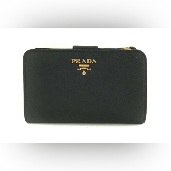 Prada | Bags | Prada Saffiano Multicolor Leather Bifold Wallet | Poshmark